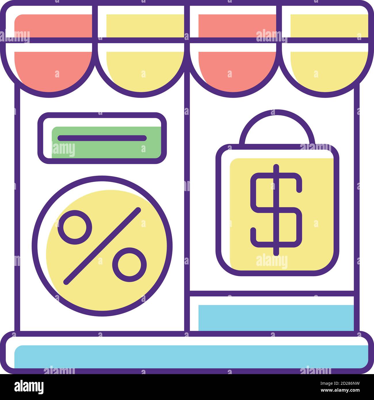 Store logo outlet Stock Vector Images - Alamy