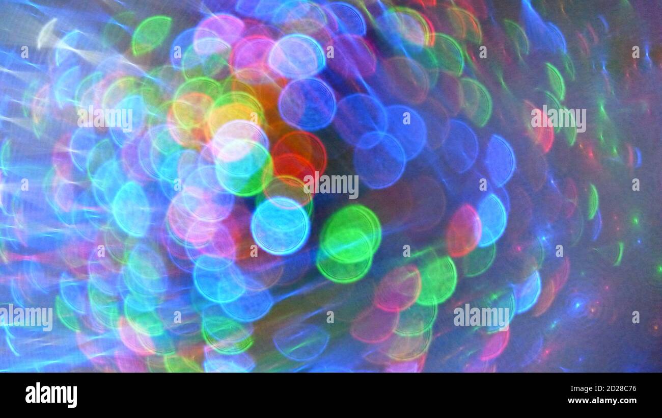 Vibrant prism pattern bokeh for background or wallpaper Stock Photo - Alamy