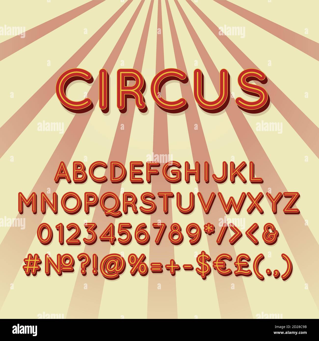 Old fashioned circus Stock Vector Images - Alamy