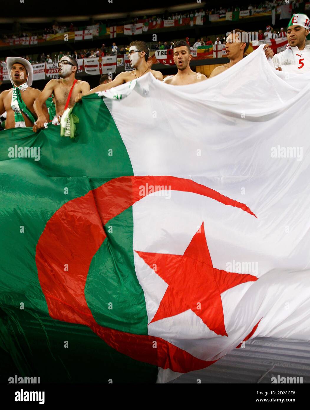 Algerian supporter world cup football hi-res stock photography and ...