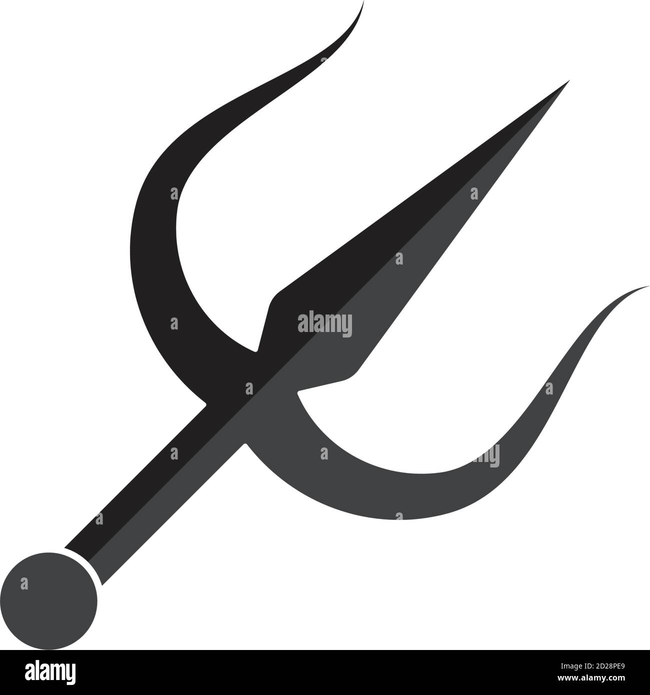 Poseidon greek god of the sea poseidon with trident Black and White ...