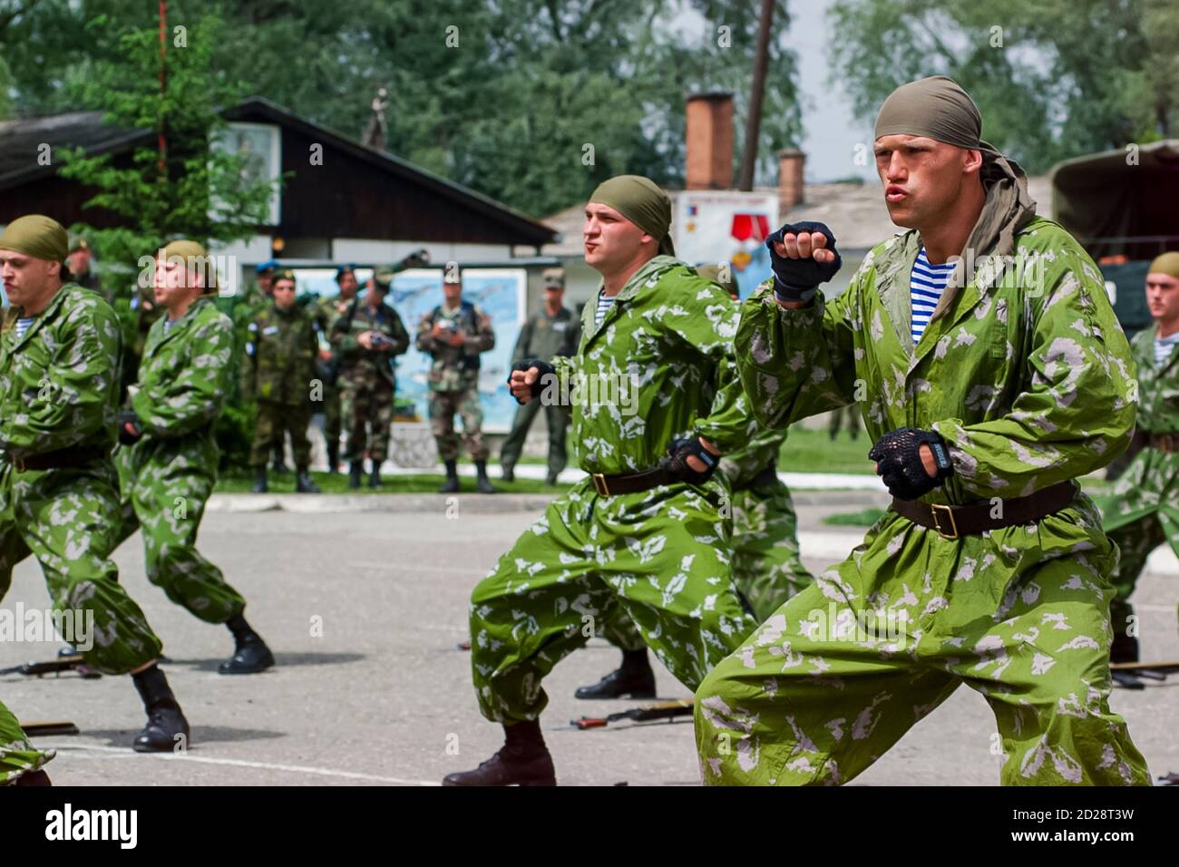 Russian soldiers members of the Special Forces the Spetsnaz ...