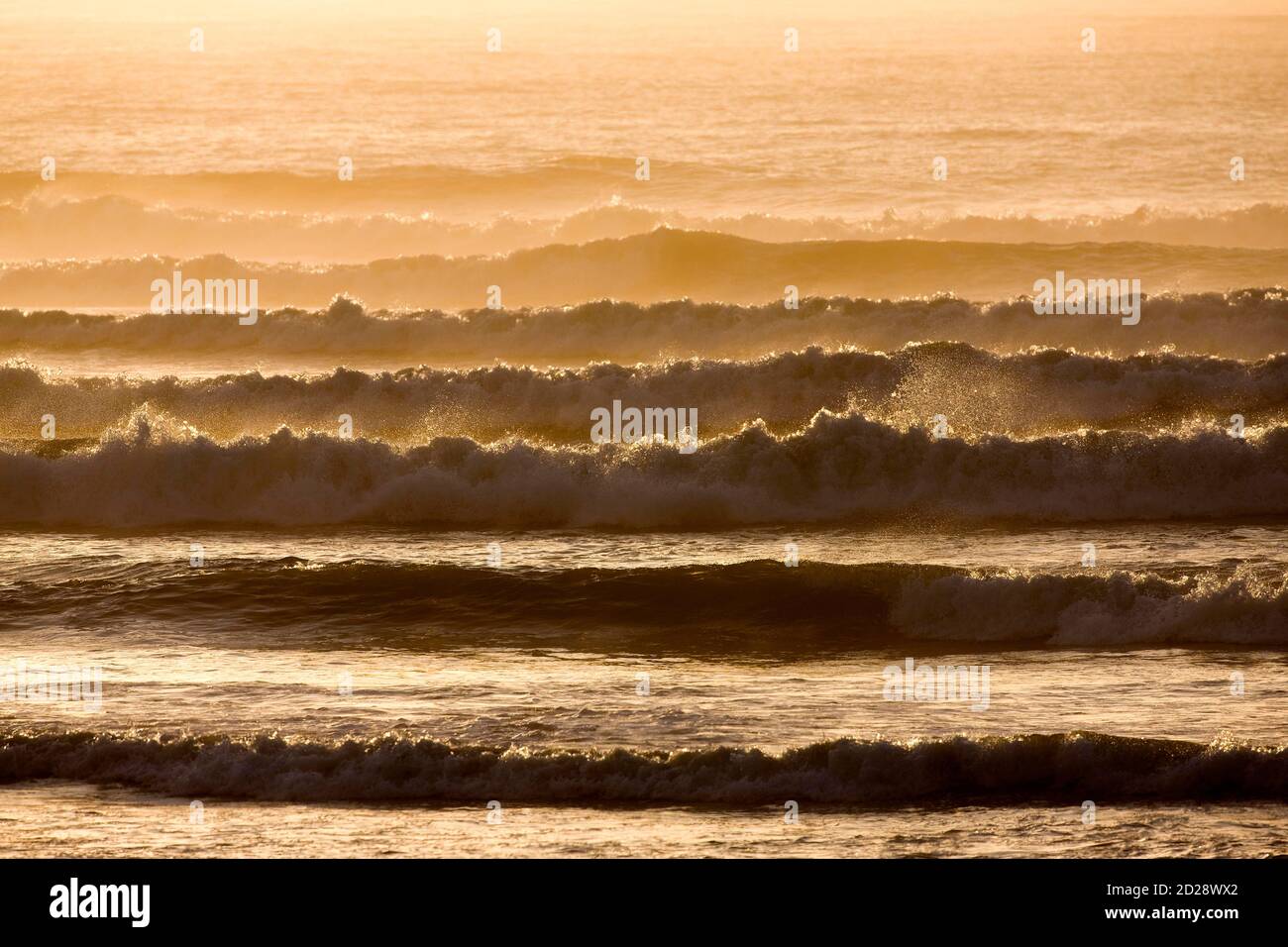 Waves in Atlantic Ocean, Cape Cross in Namibia Stock Photo - Alamy