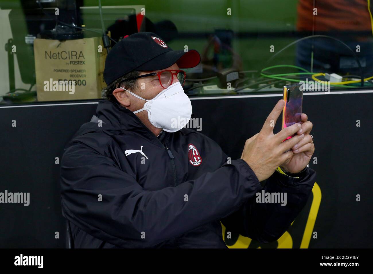 Germano Lanzoni Official Voice Of Ac Milan Stock Photo - Alamy