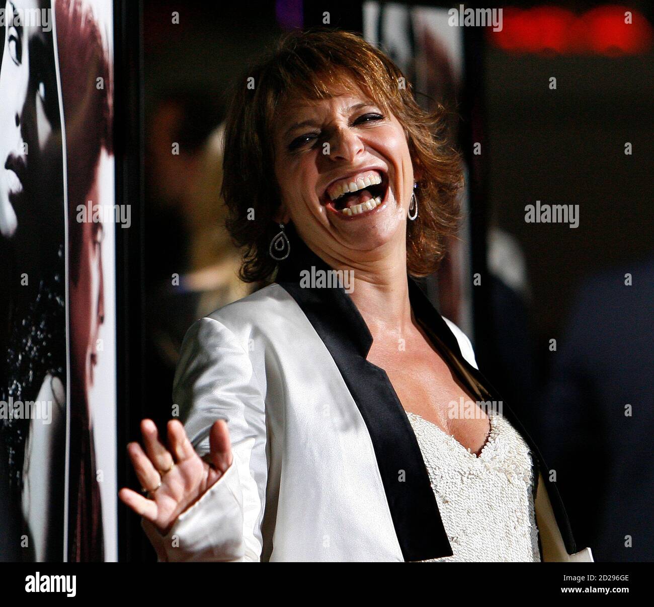 Director Susanne Bier smiles at the premiere of her film "Things We ...