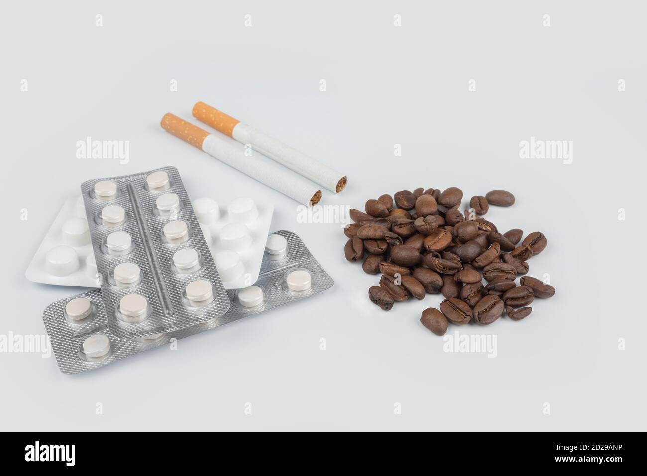 Pills And Cigarette High Resolution Stock Photography and Images - Alamy