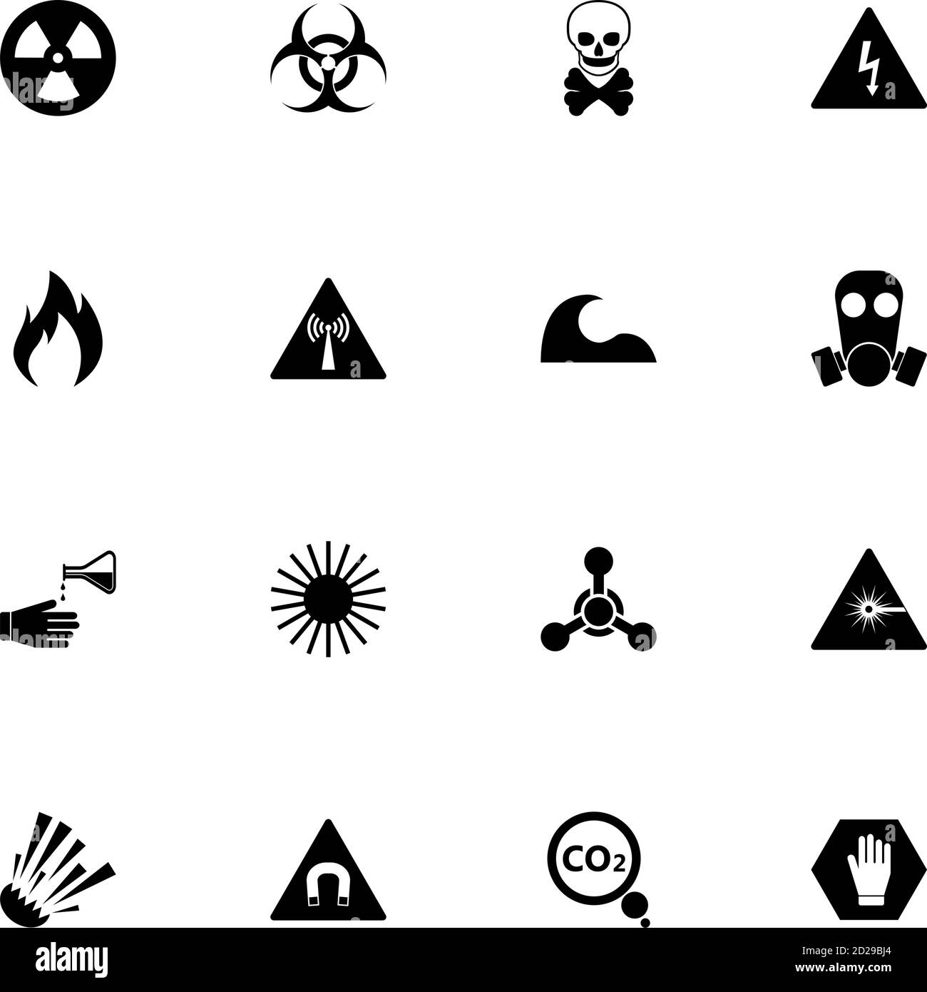 Danger Icon Black And White