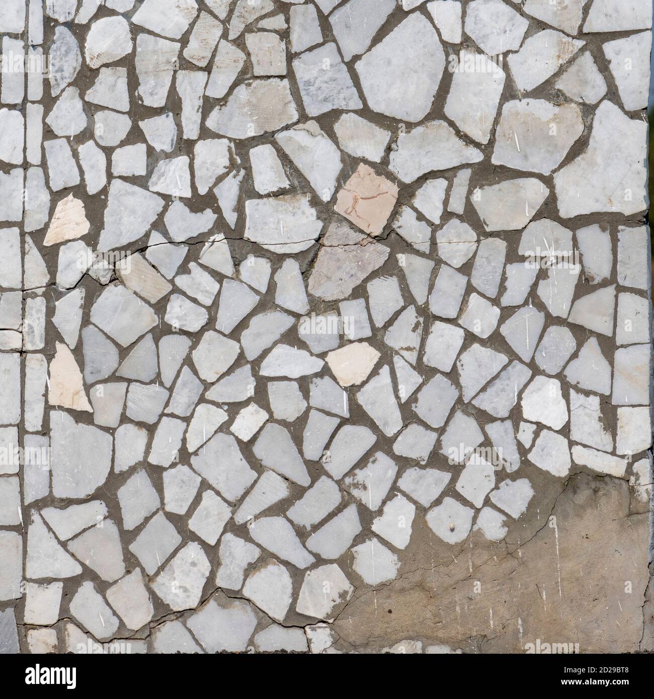 Mosaic chip tiles macro texture Stock Photo - Alamy