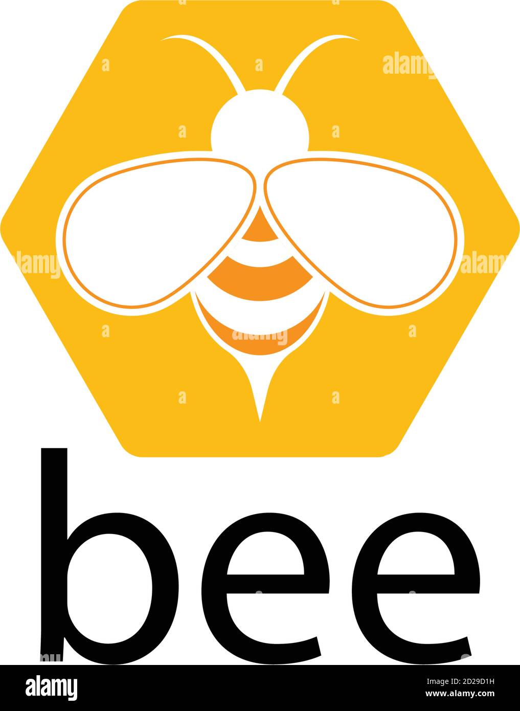 Bee Logo Template vector icon illustration design Stock Vector Image ...