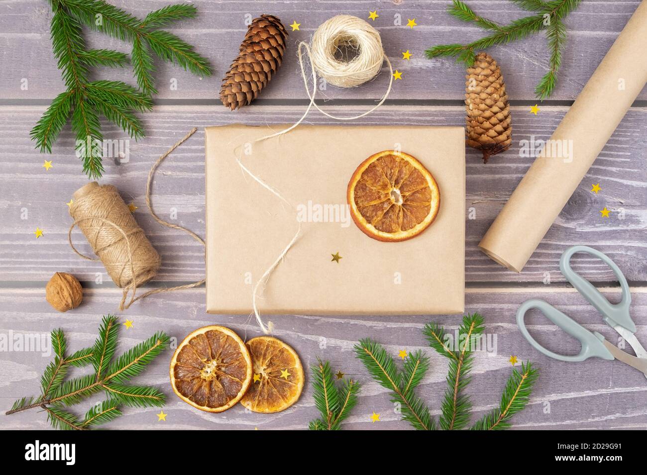 Homemade ecological christmas tree hi-res stock photography and images ...