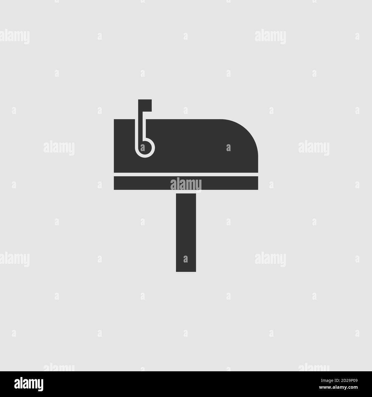 Mailbox symbol Black and White Stock Photos & Images - Alamy