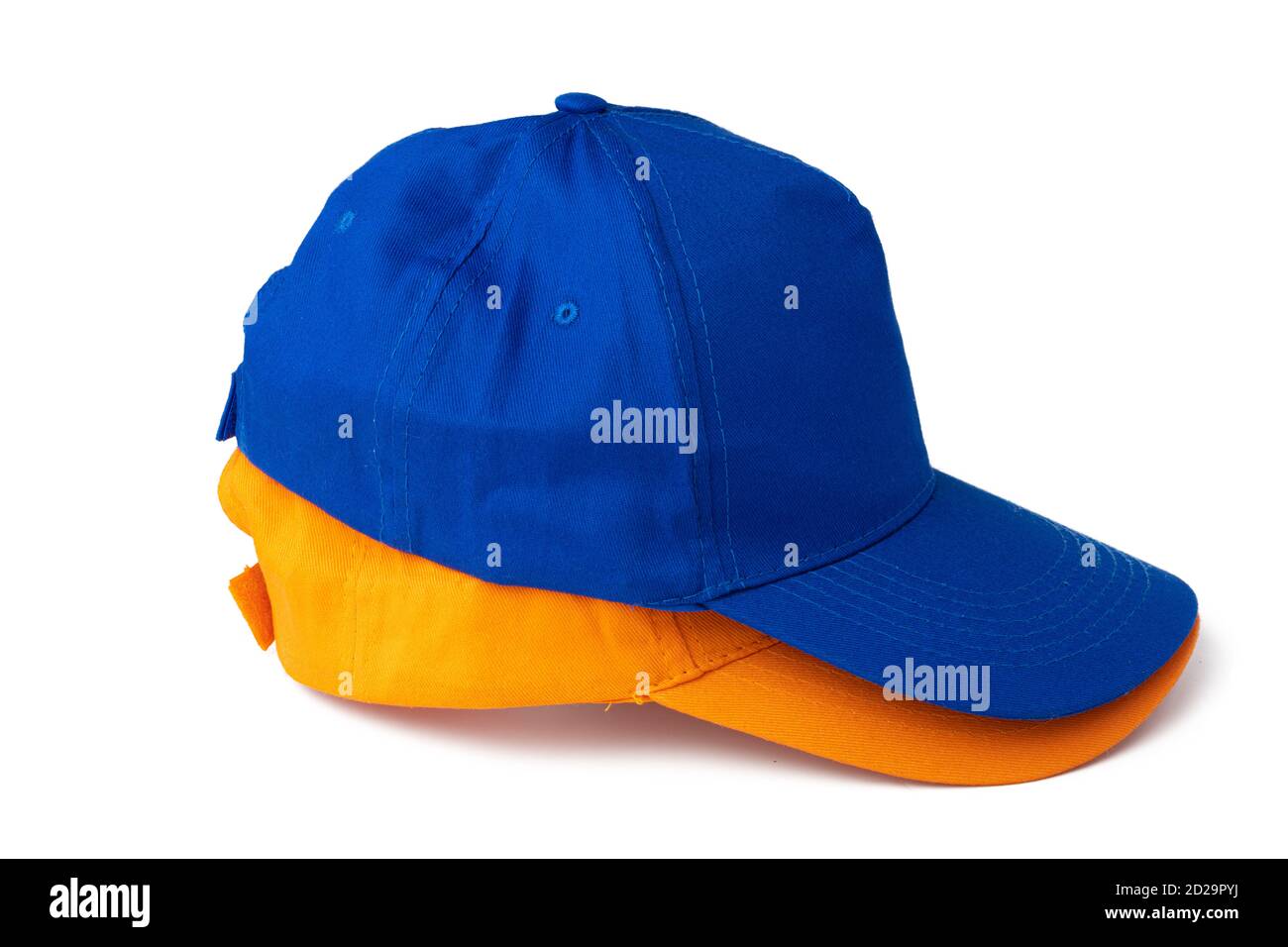 Stack of baseball caps isolated on white background Stock Photo - Alamy