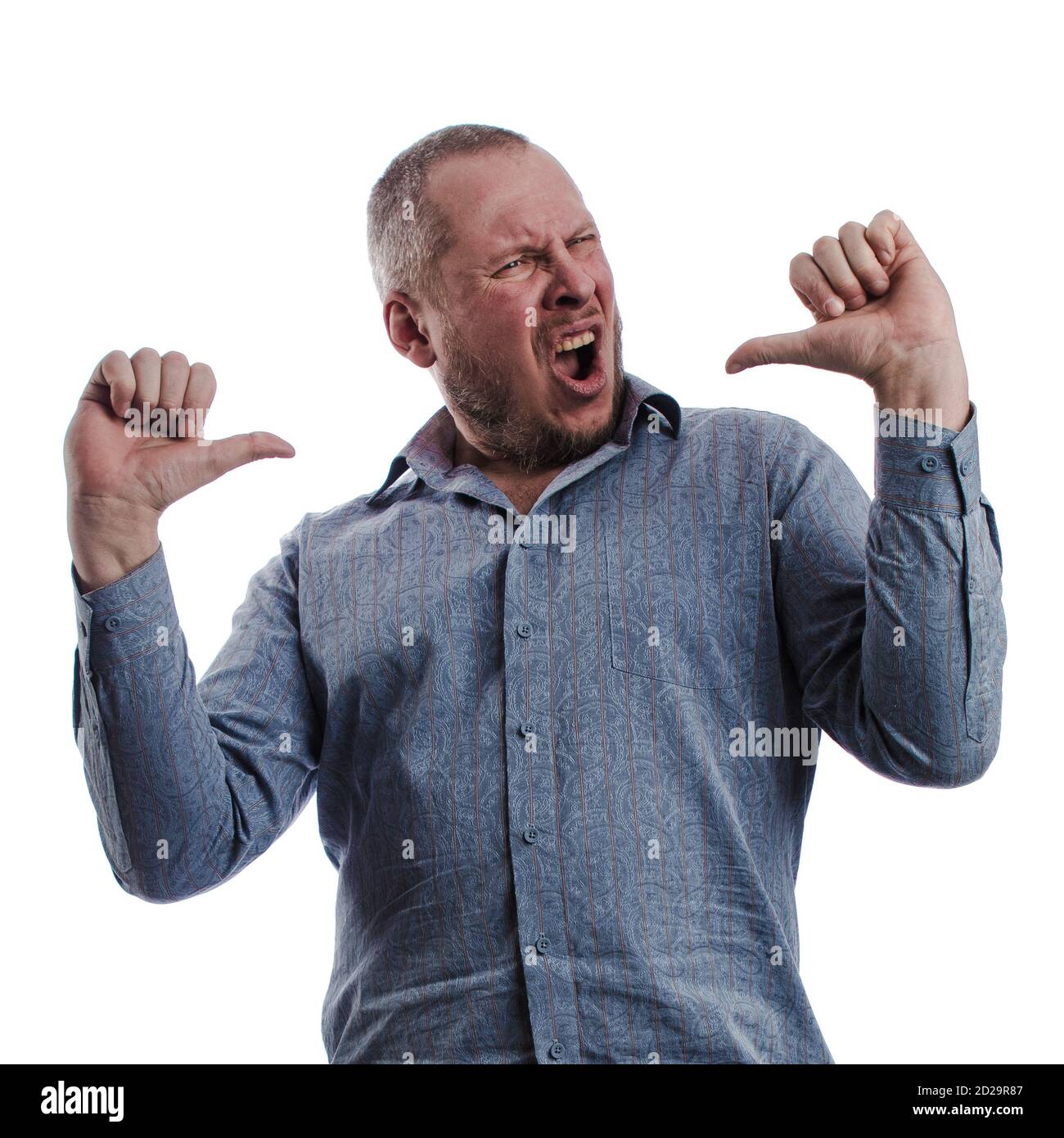 Angry man in suit full body hi-res stock photography and images - Alamy