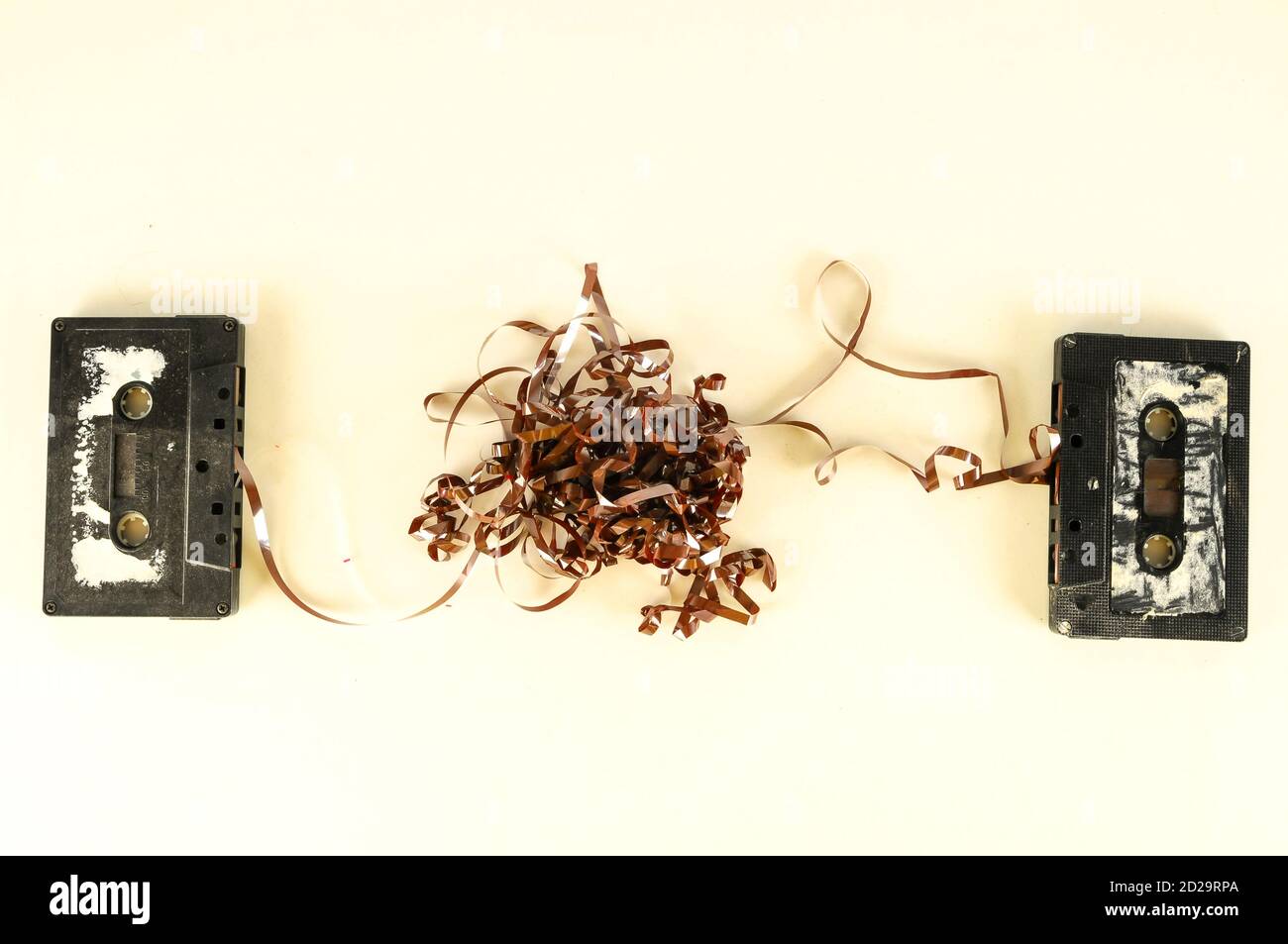 a selection of old audio cassettes Stock Photo - Alamy