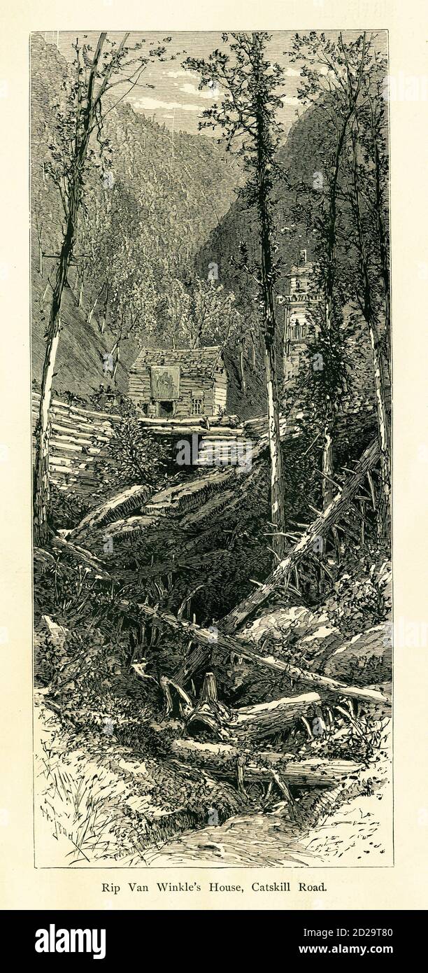 Rip van winkles house hi-res stock photography and images - Alamy