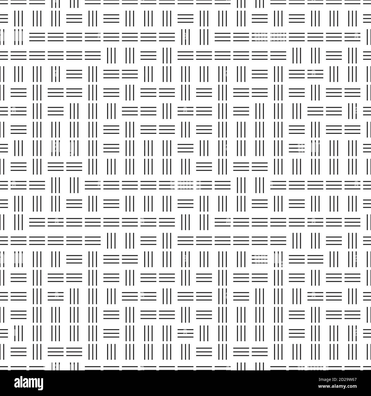 Seamless pattern with horizontal and vertical black segments Stock ...