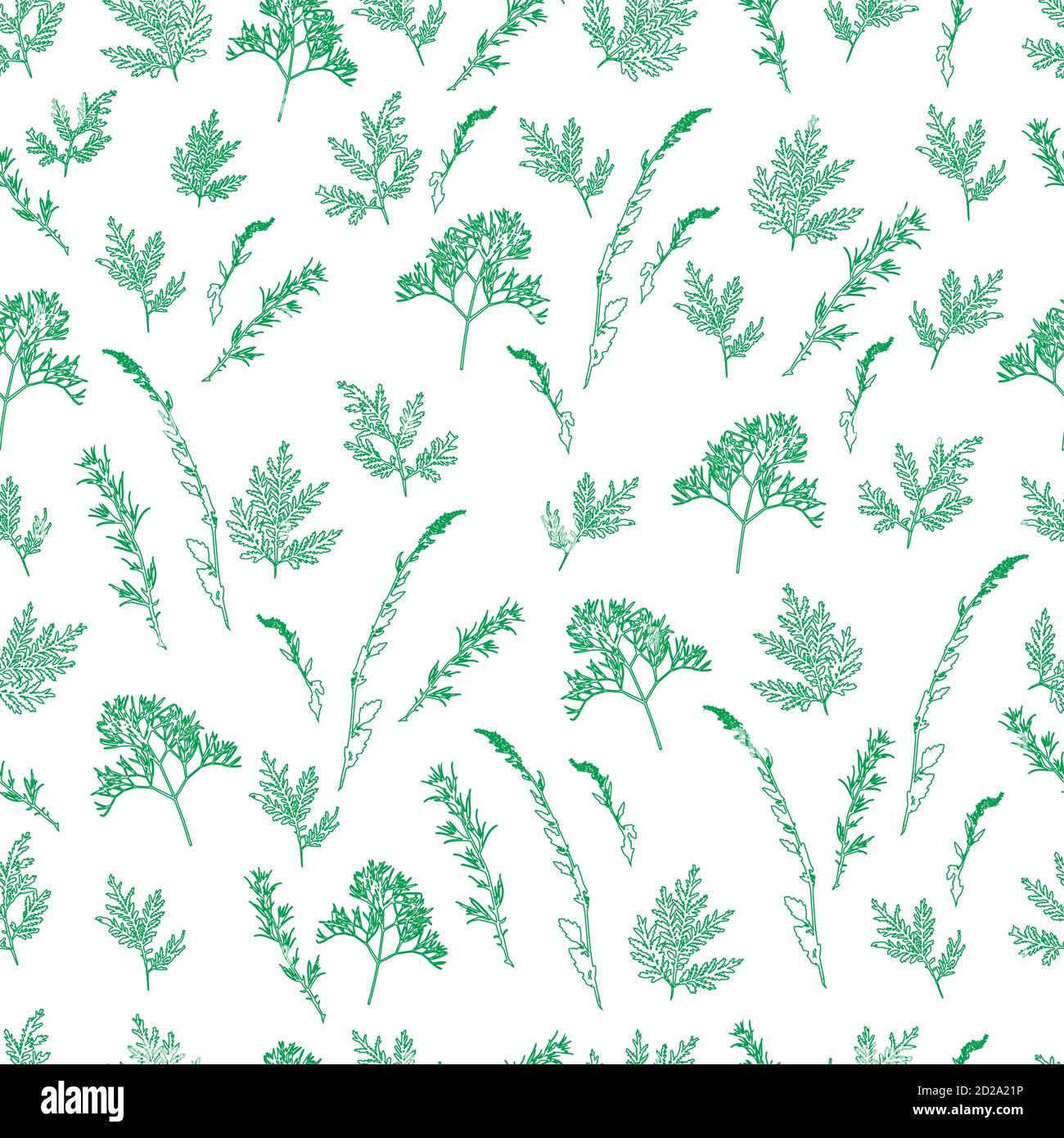 Grass and leaves Stock Vector Images - Alamy