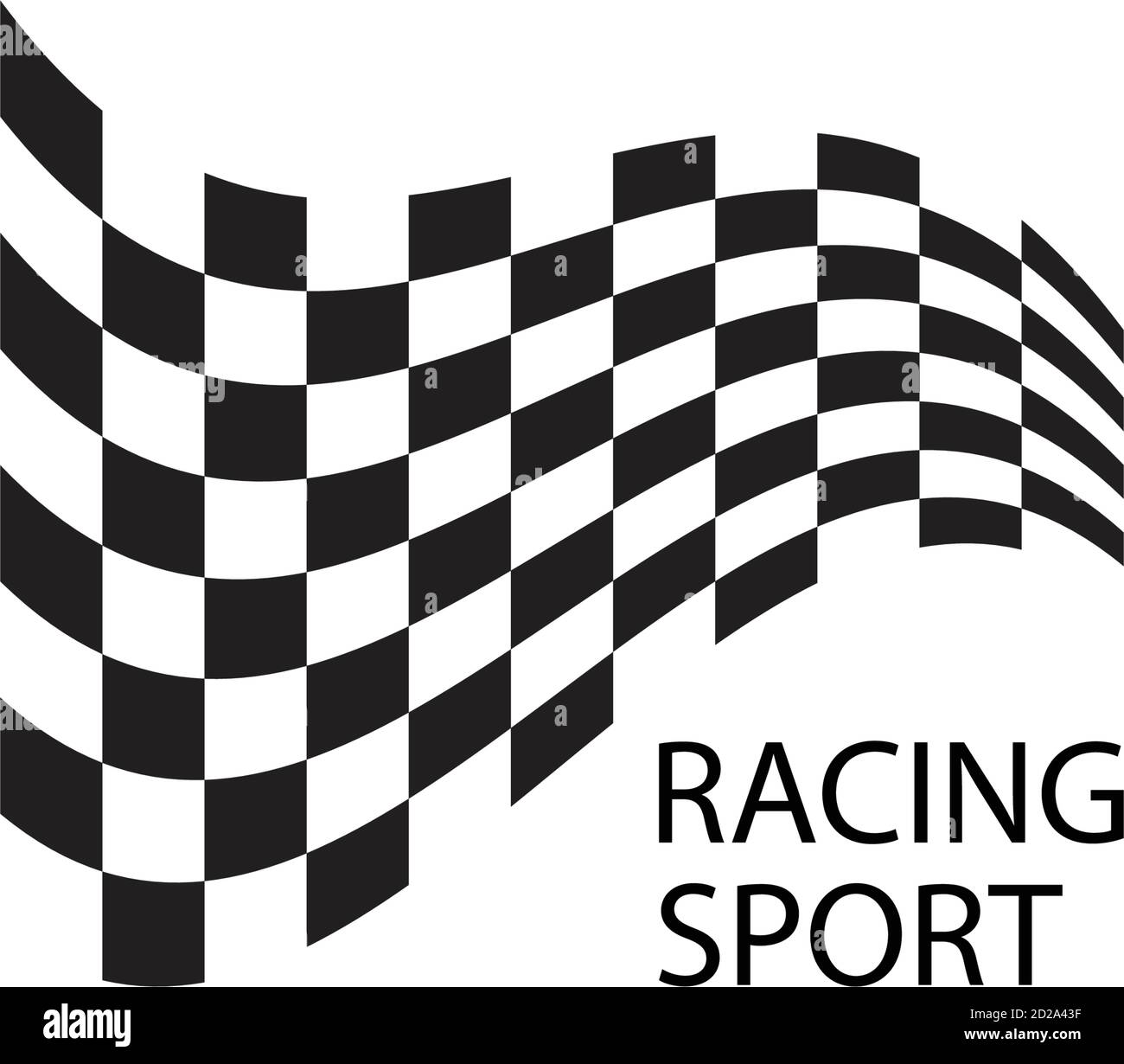 Race flag logo vector template illustration Stock Vector Image & Art ...