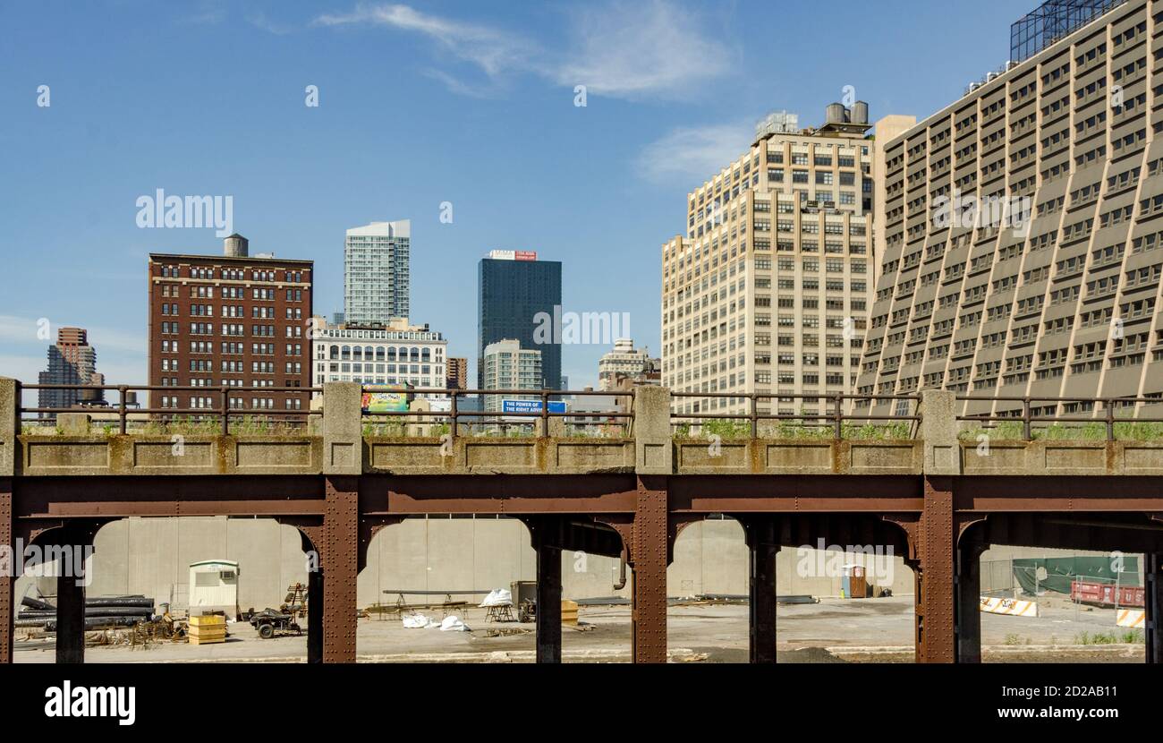 View from the High Line before it was completed. Photo by Liz Roll ...
