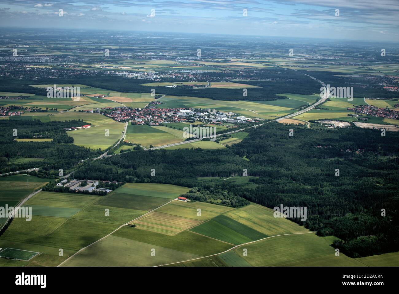 Germany's landscape from above Stock Photo - Alamy