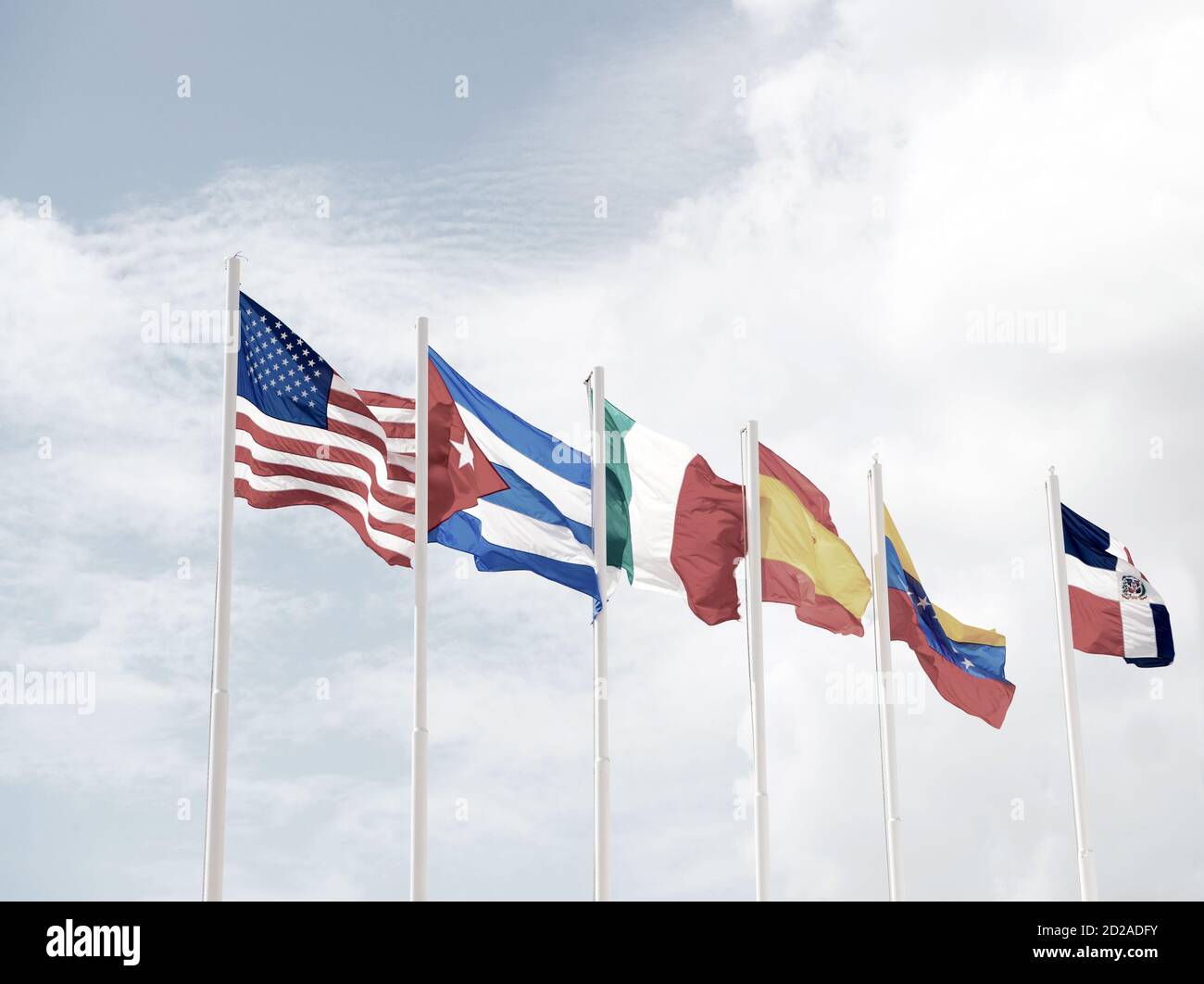 Cuba dominican republic flag hi-res stock photography and images - Alamy
