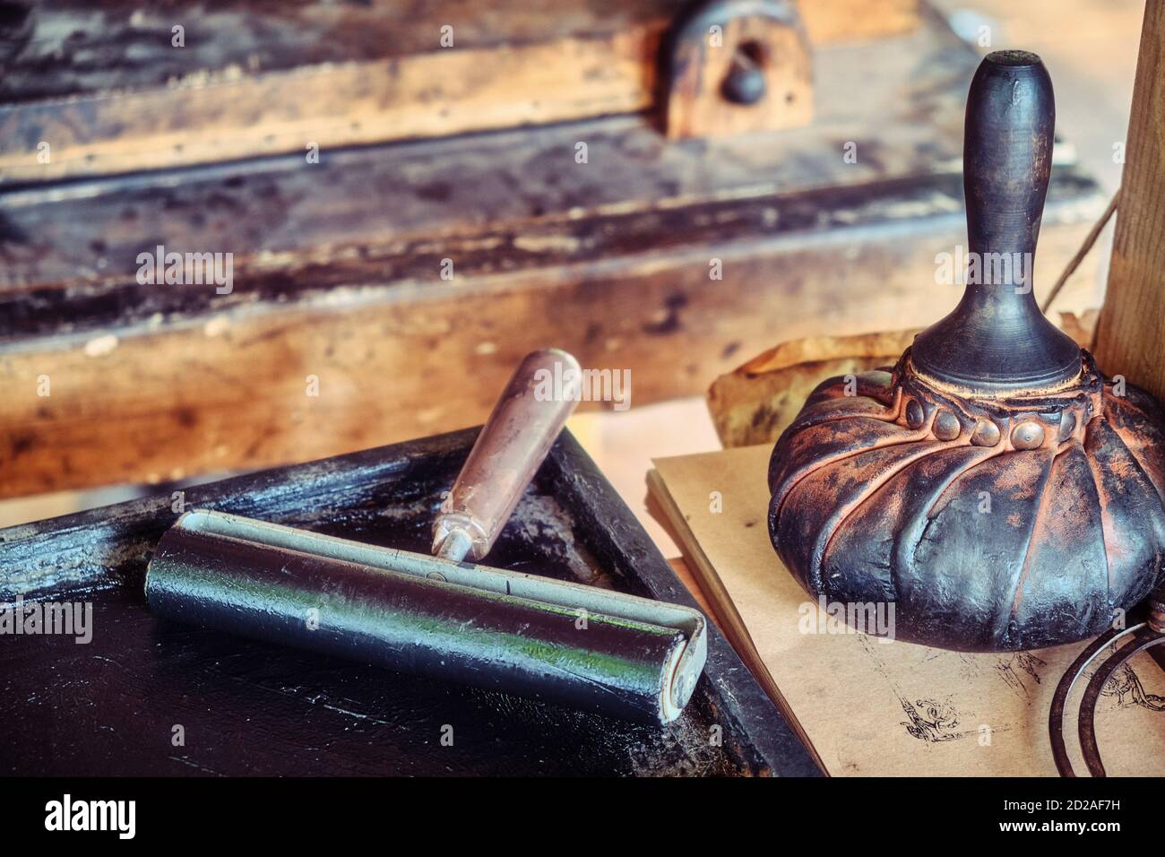 Old Printing Press High Resolution Stock Photography and Images - Alamy