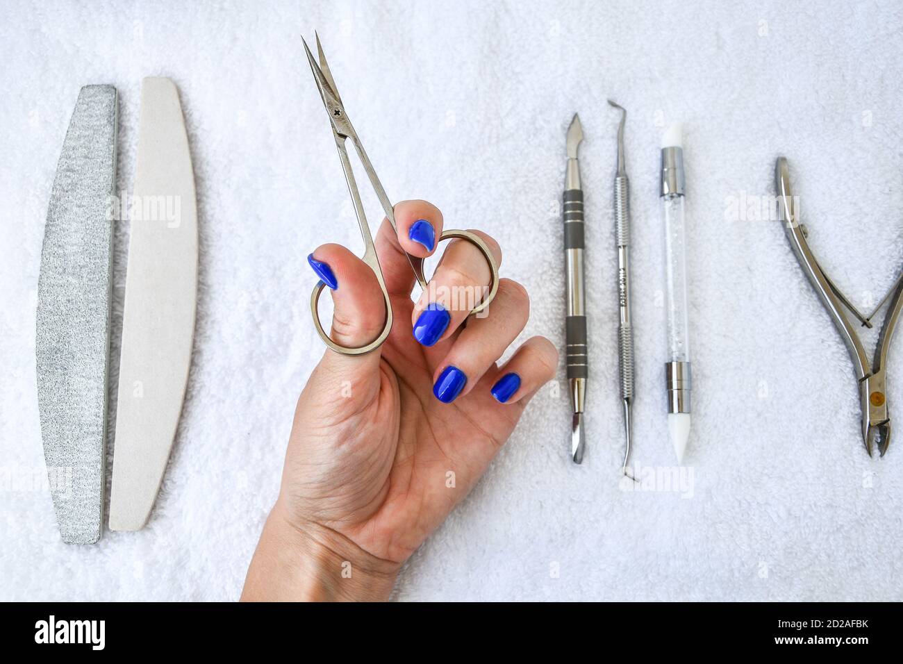 Manicure tools creating gel hi-res stock photography and images - Alamy