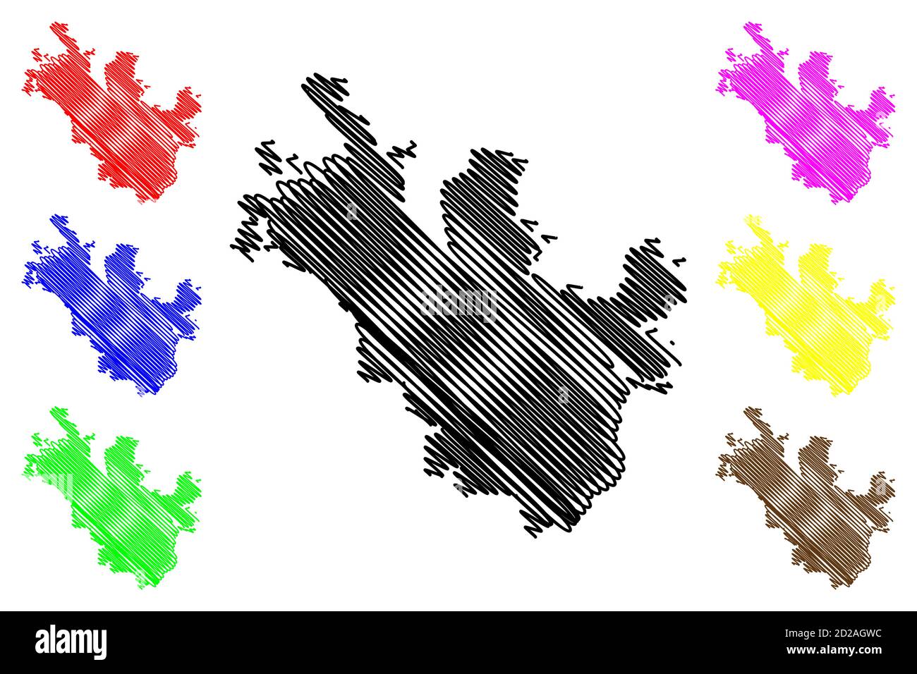 Queretaro City (United Mexican States, Mexico, Queretaro State) map ...