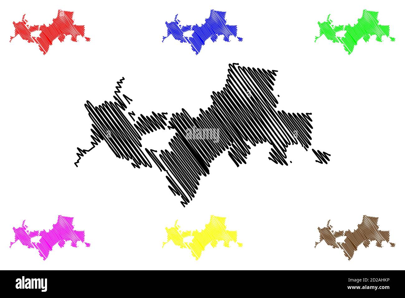 Jalisco map Cut Out Stock Images & Pictures - Alamy