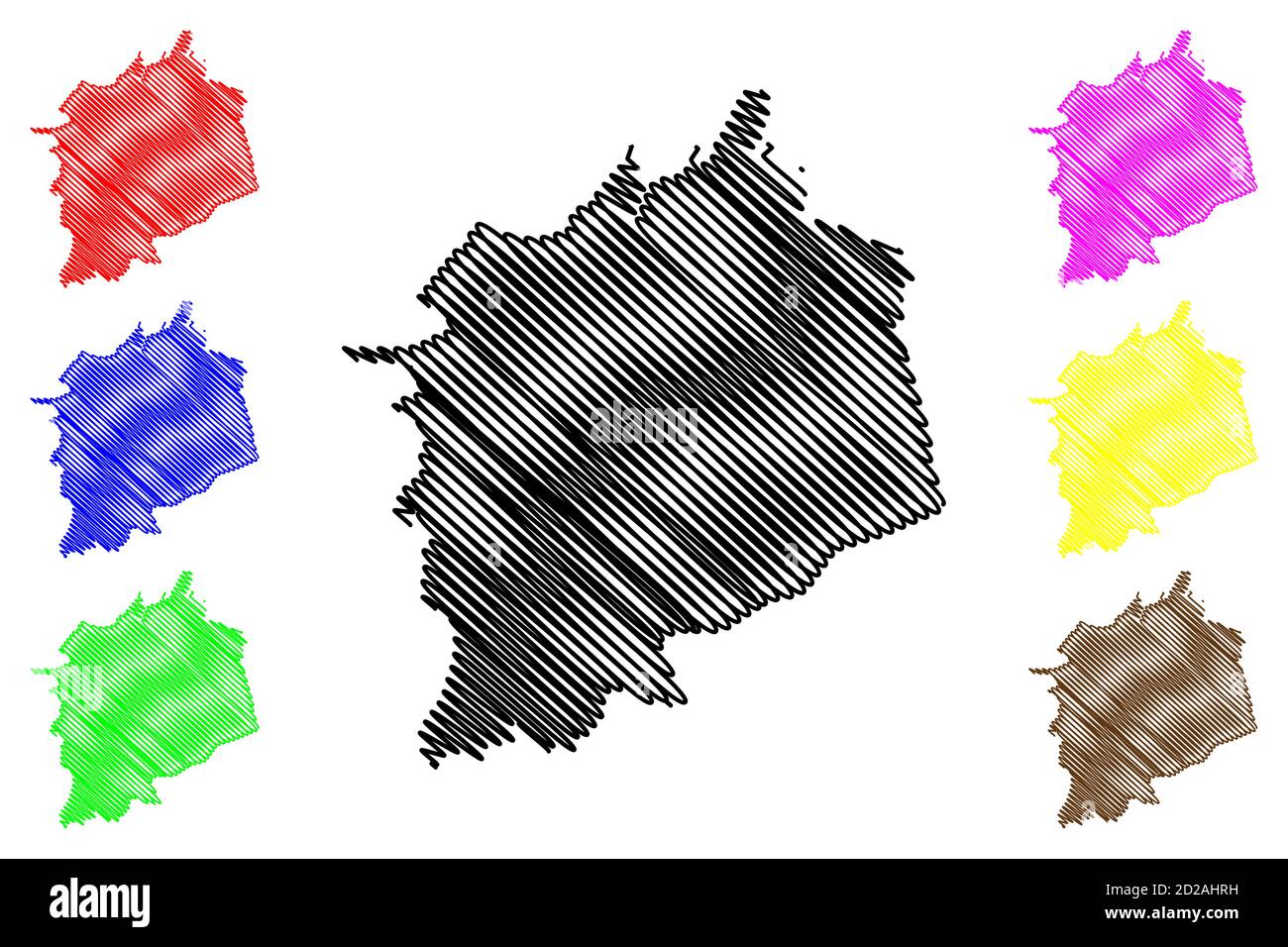 Saltillo City (United Mexican States, Mexico, Coahuila State) map ...