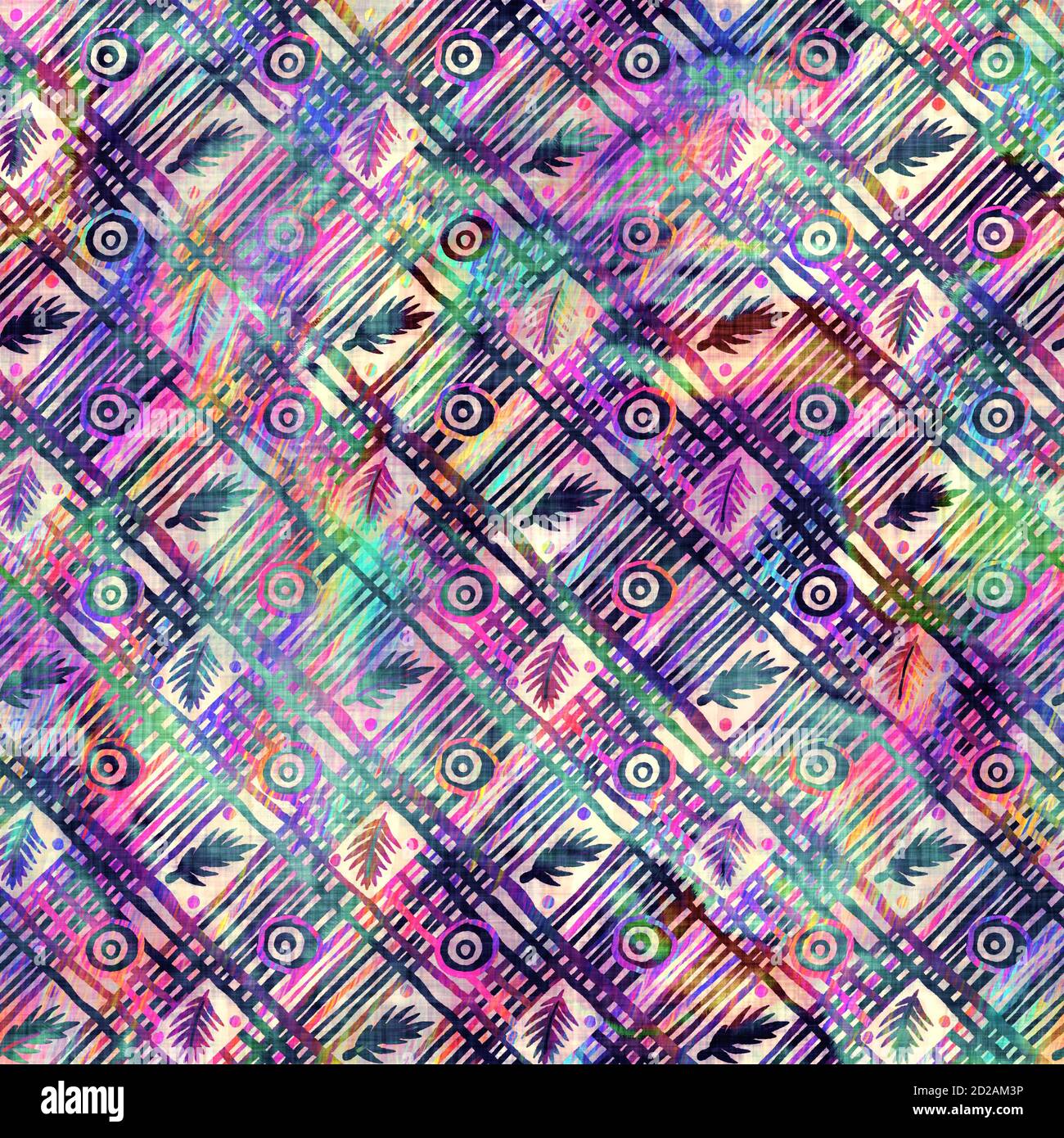 Blurry rainbow glitch artistic foliage texture background. Irregular ...