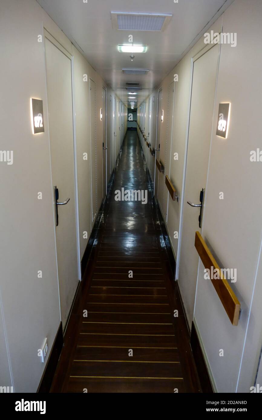 interior seating of a modern sea ferry boat Stock Photo - Alamy