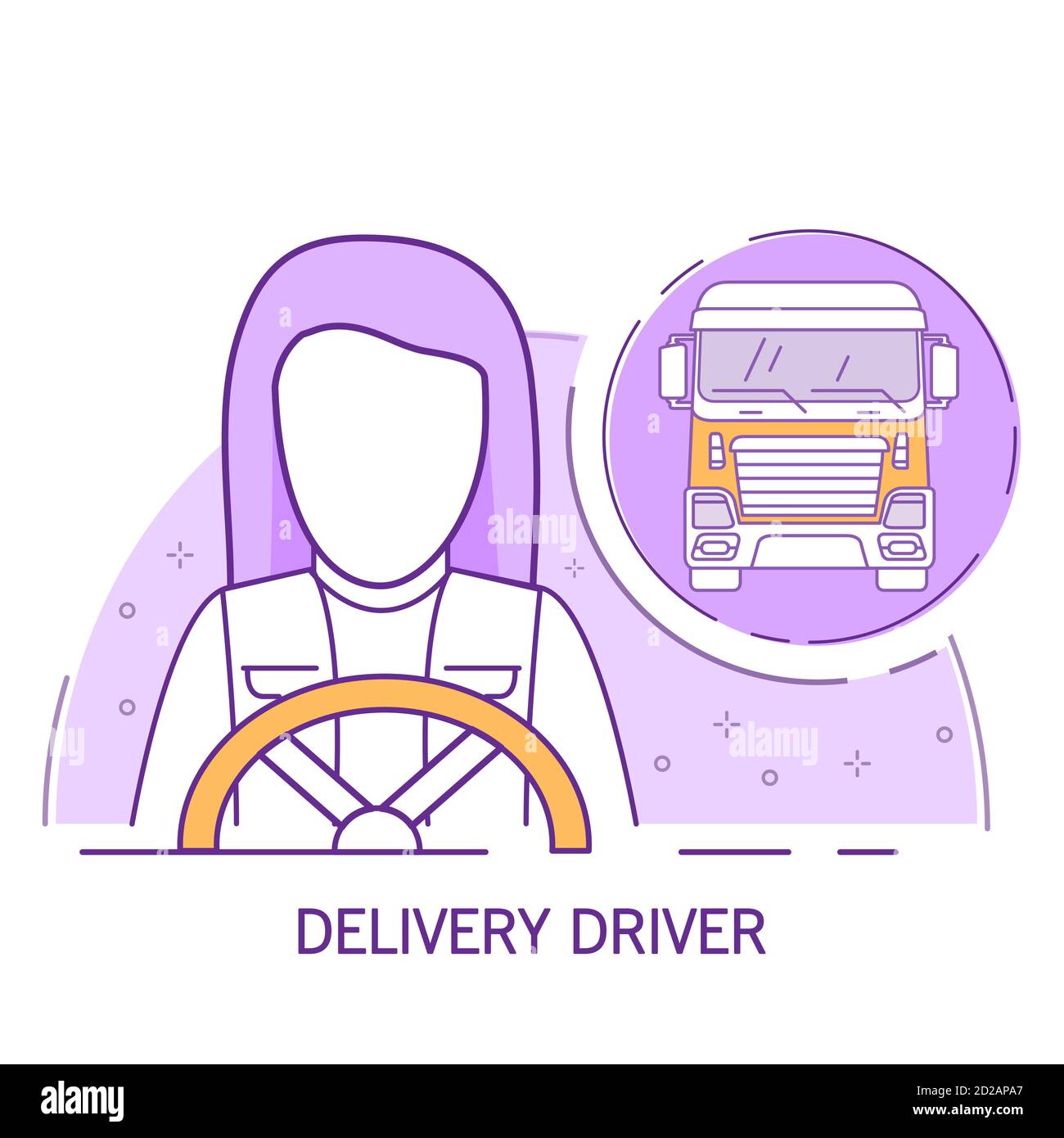 Women Truck Drivers Clipart