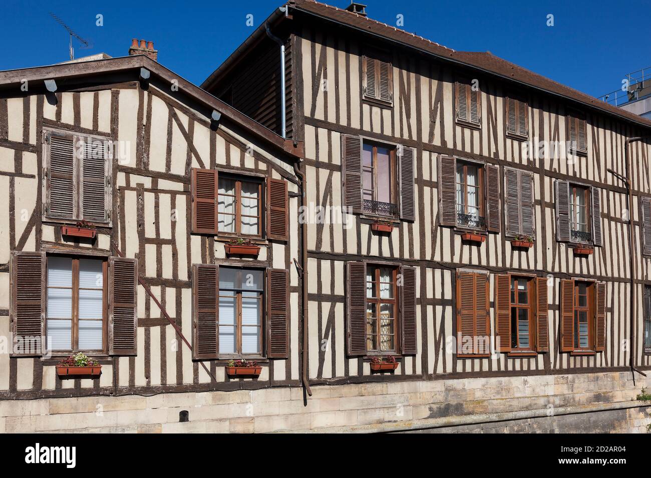 Architecture of Chalons en Champagne, Marne, Grand Est, France Stock ...