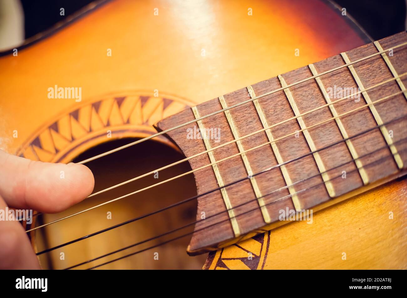 Guitar players hand hi-res stock photography and images - Alamy