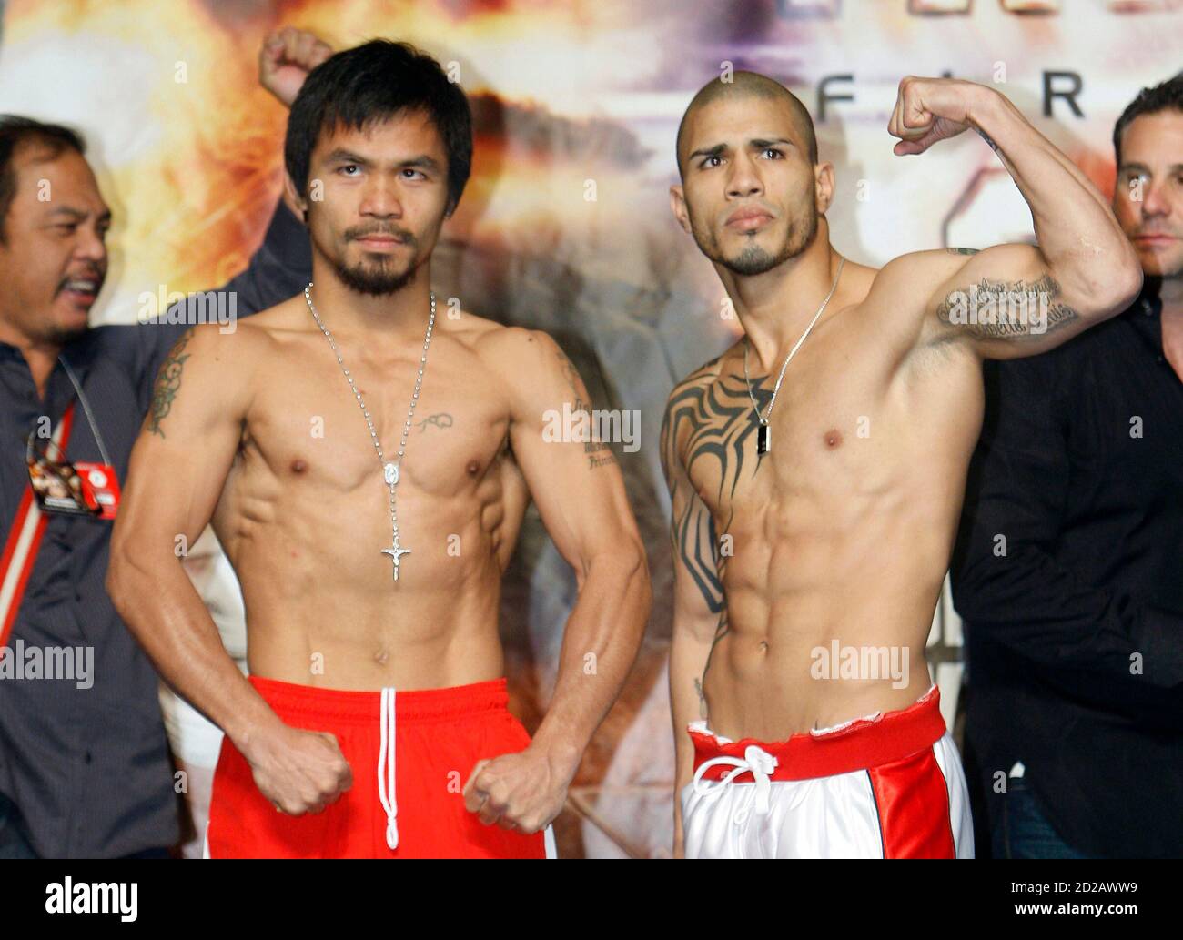 Boxers during wbo hi-res stock photography and images - Alamy
