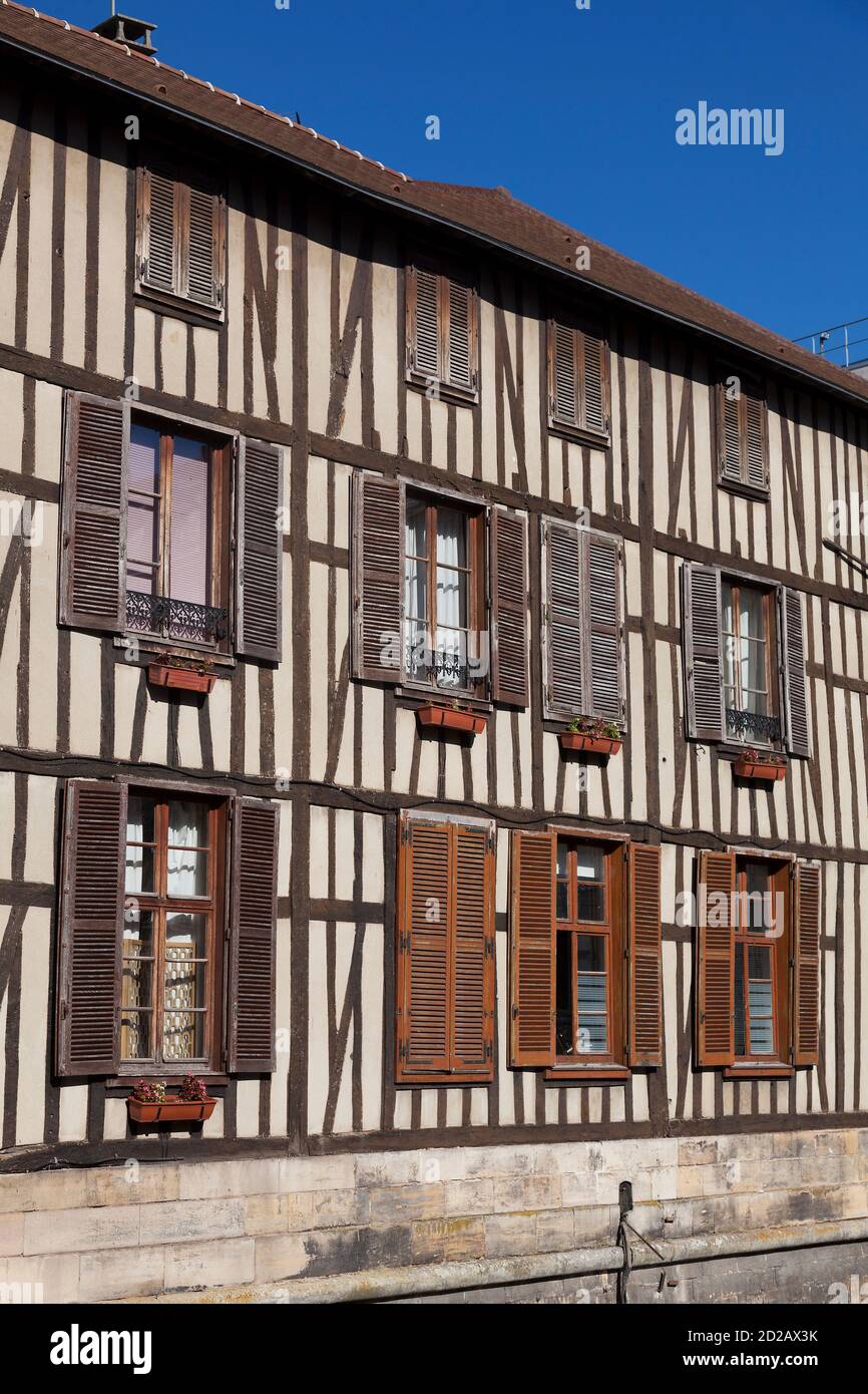Architecture of Chalons en Champagne, Marne, Grand Est, France Stock ...