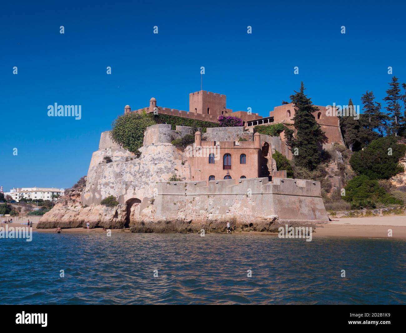 Ferragudo's castle, Algarve, Portugal Stock Photo - Alamy