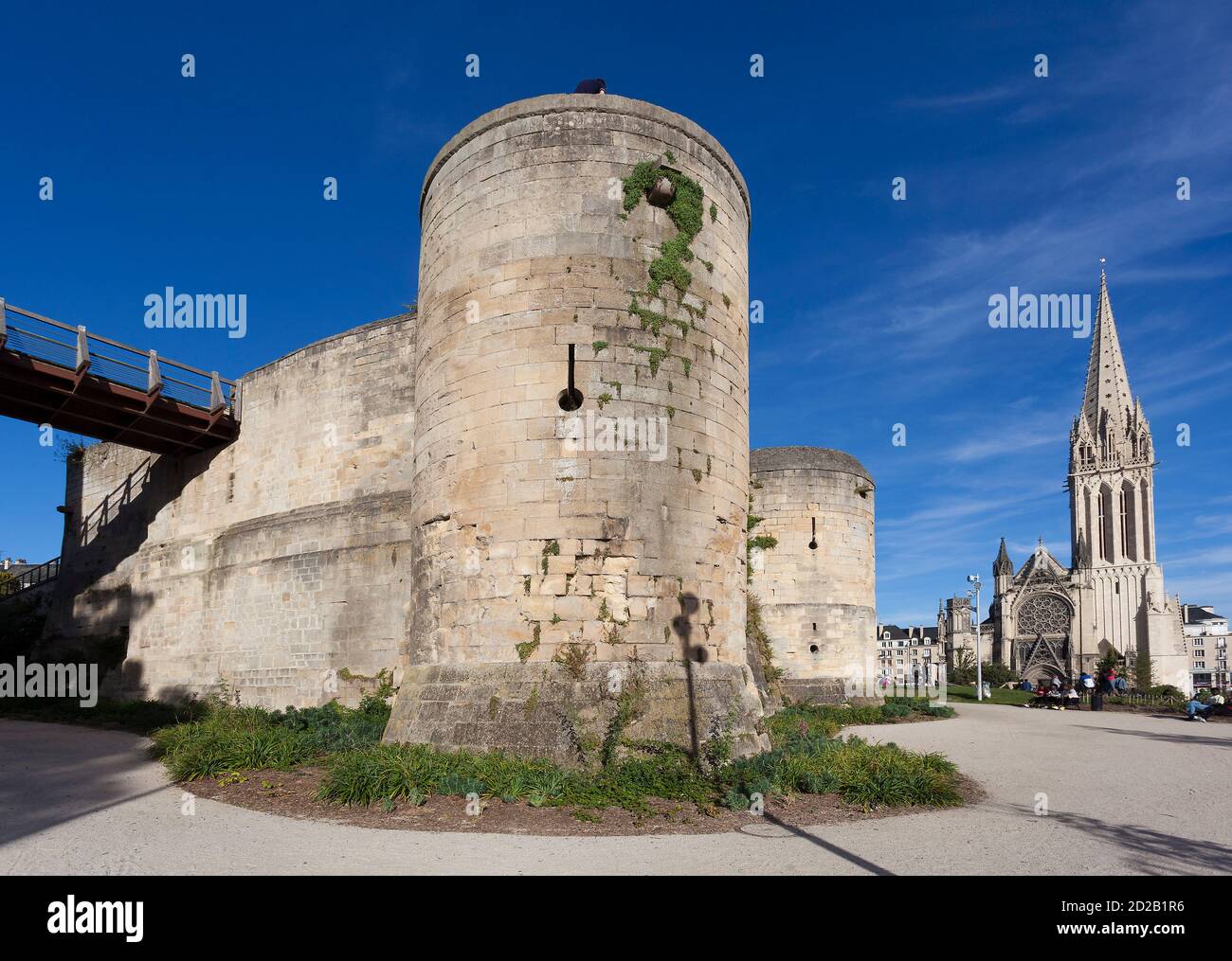 Caen tower castle hi-res stock photography and images - Alamy