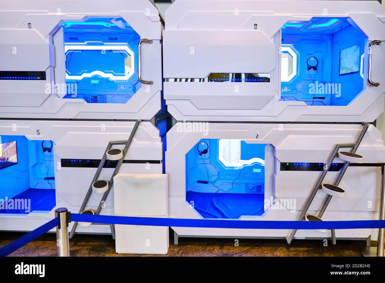 Capsule hotel - one of the variants of Japanese hotels, which is a ...