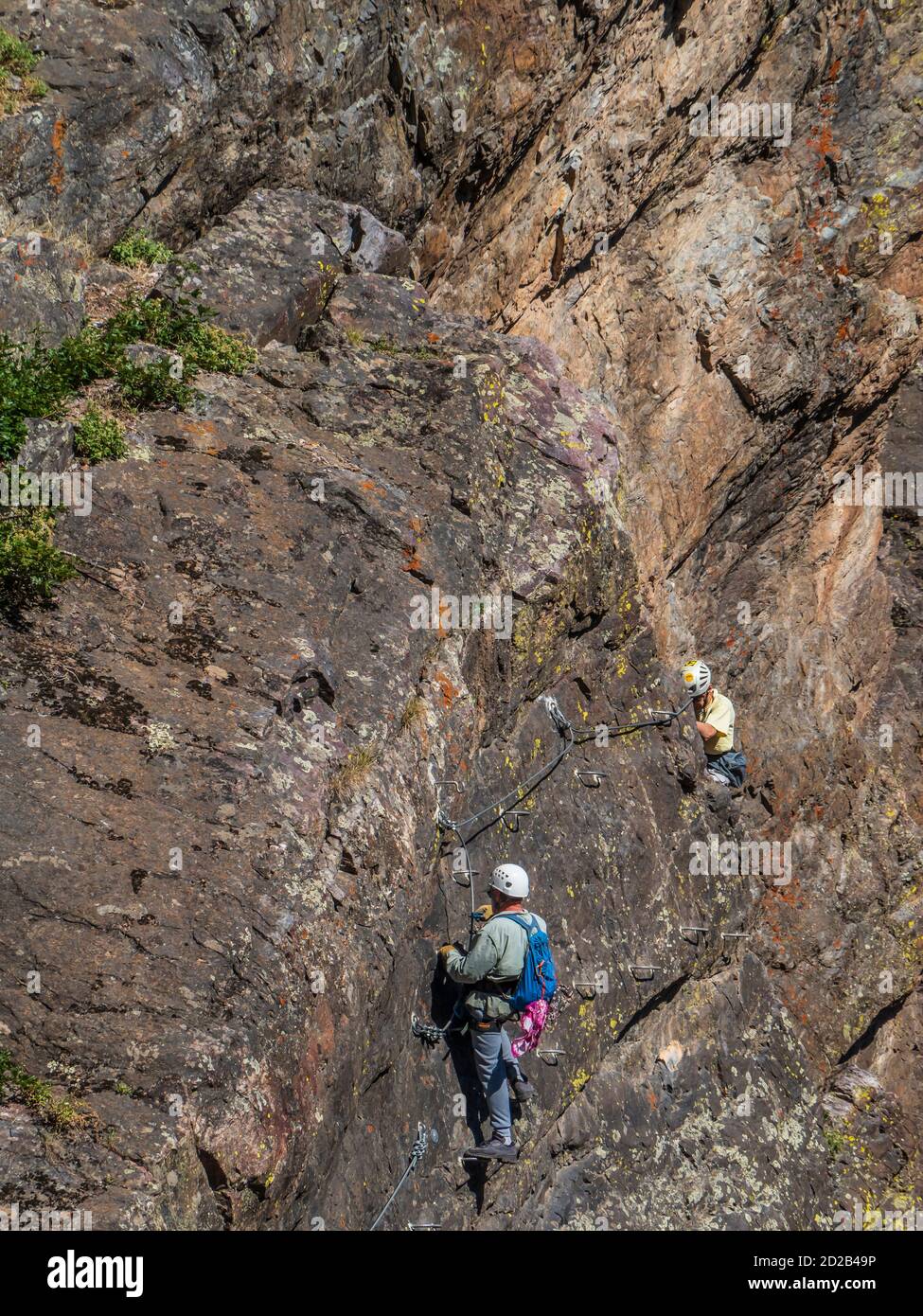 Ouray Via Ferrata, Ouray, Colorado Stock Photo - Alamy