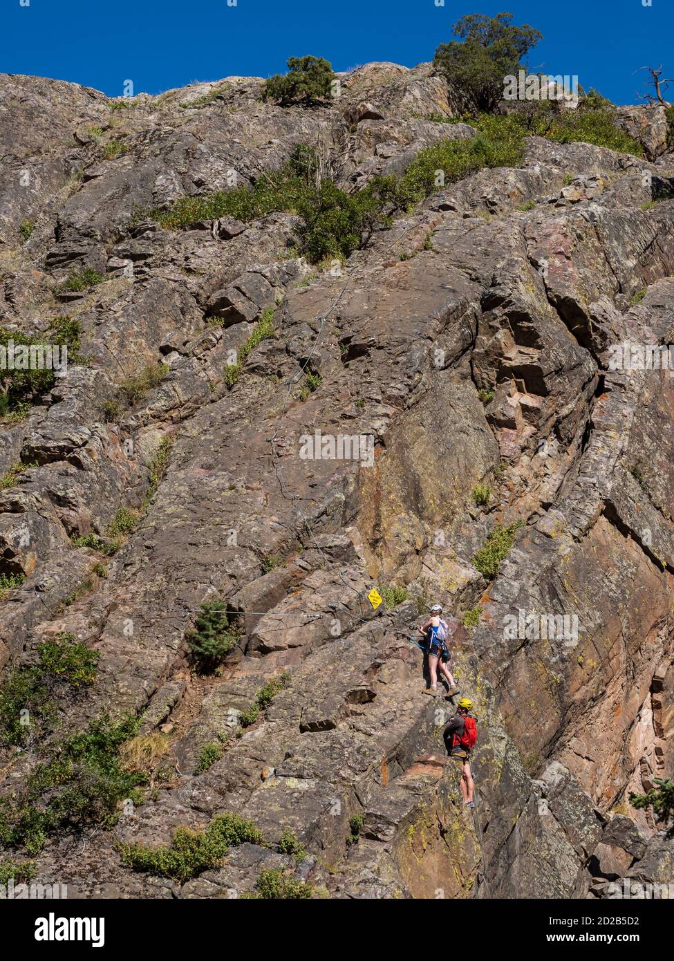 Ouray Via Ferrata, Ouray, Colorado Stock Photo - Alamy