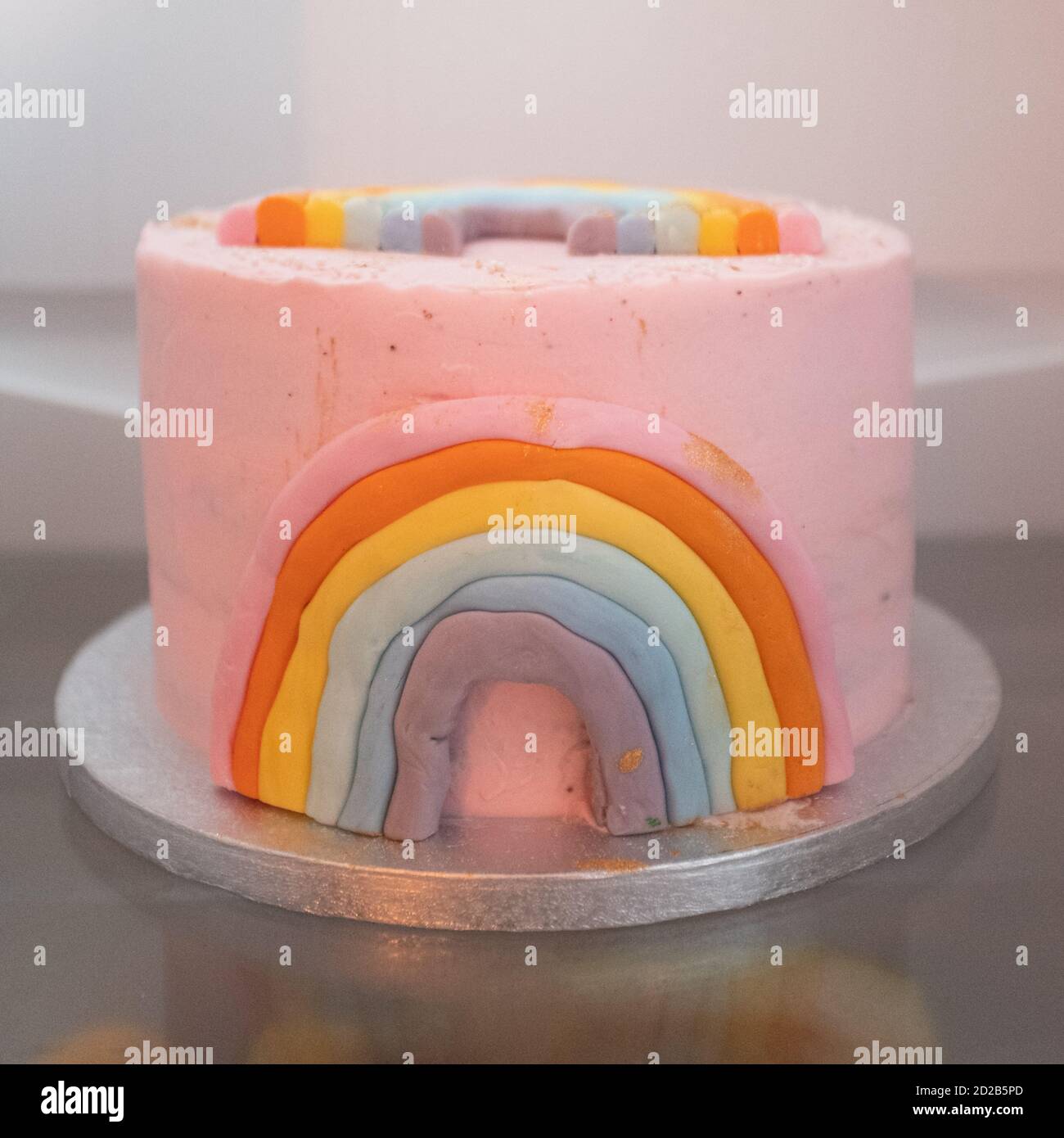 Rainbow cake decor hi-res stock photography and images - Alamy