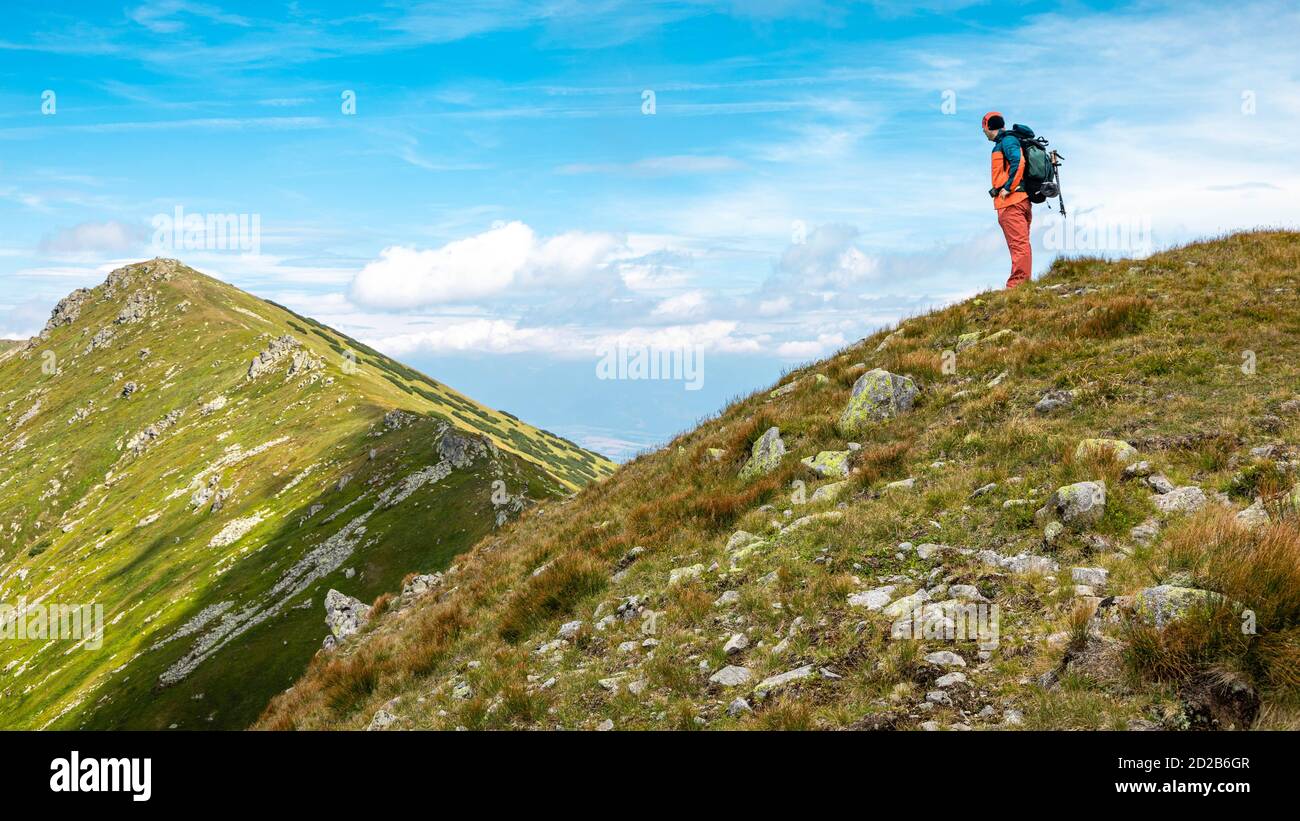 Person looking at nice view hi-res stock photography and images - Alamy