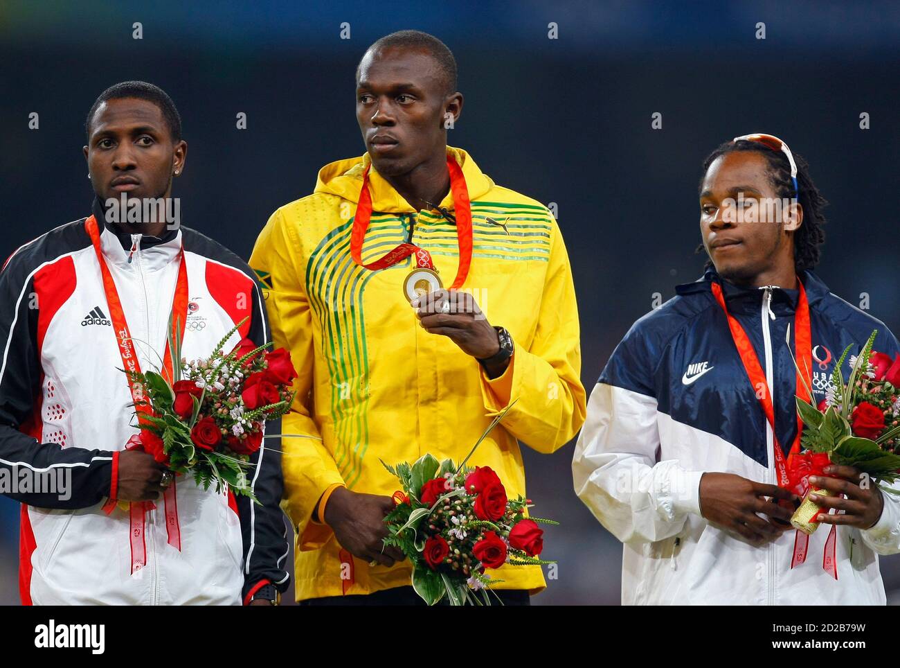 100m bronze medallist hi-res stock photography and images - Alamy