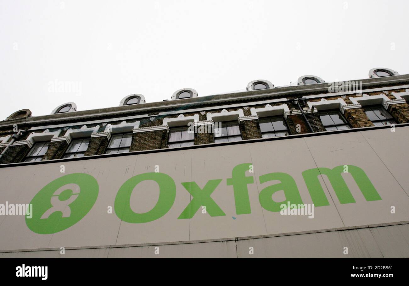 Oxfam signage logo hi-res stock photography and images - Alamy