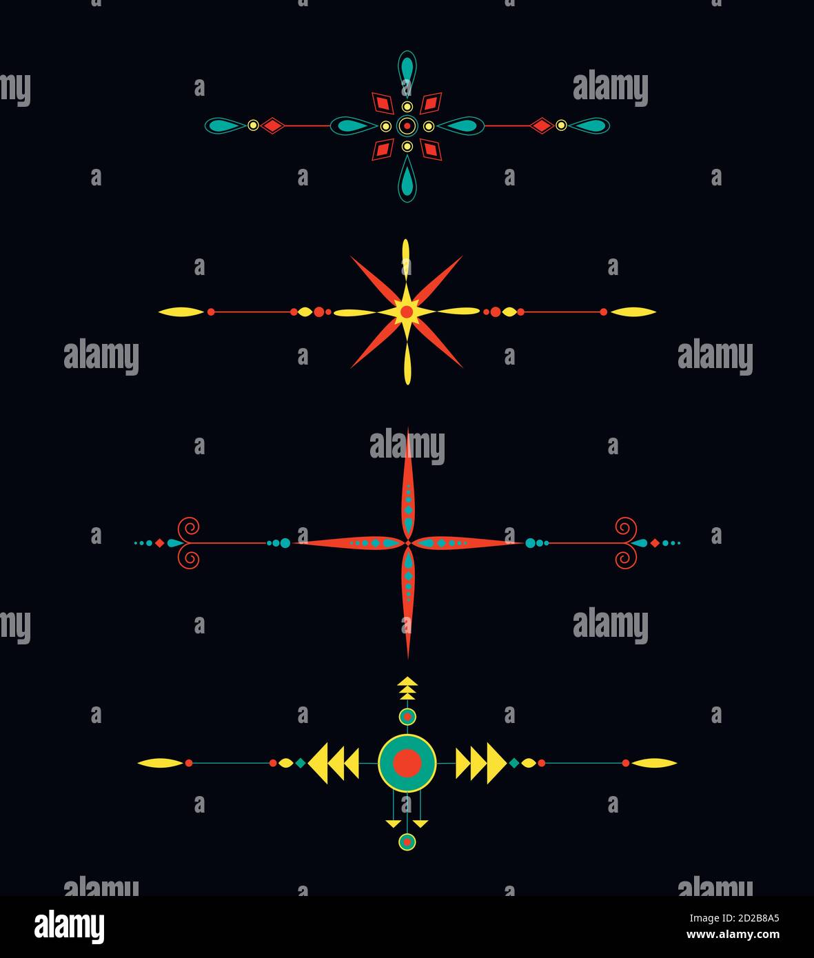 Decorative Color Line Dividers