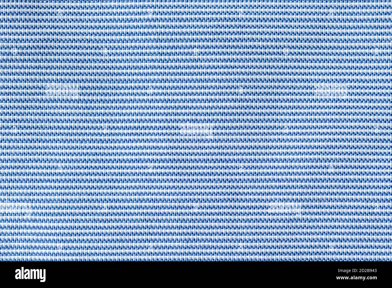Abstract blue and white synthetic fabric linen. Detail of canvas ...