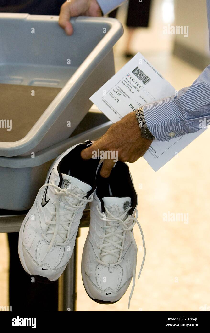 Airport security shoes hi-res stock photography and images - Alamy