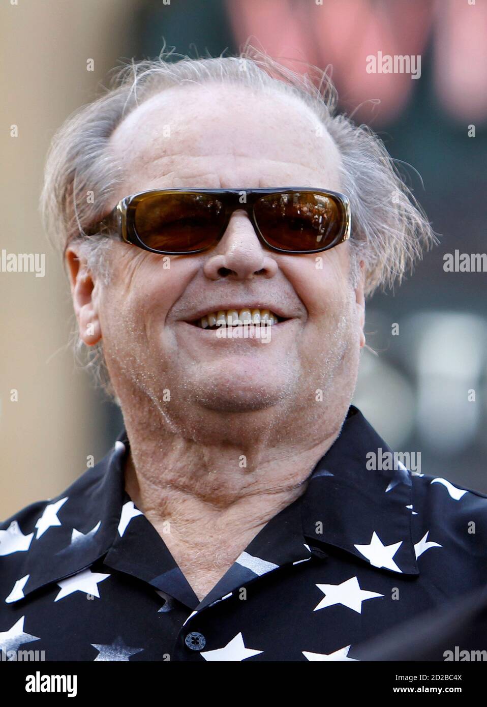 Dennis jack nicholson dennis is honored with the hi-res stock ...